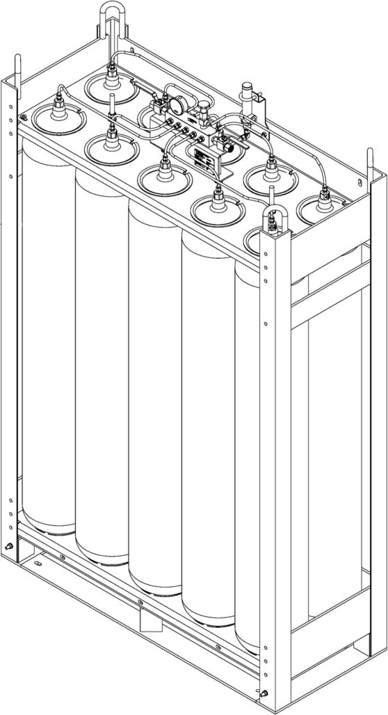 Air Storage Cylinder Lift Rack 800-330 - SeaComAir